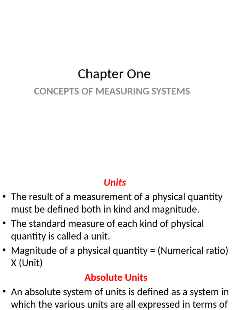 Understanding Measurement Systems and Units | PDF | Accuracy And ...