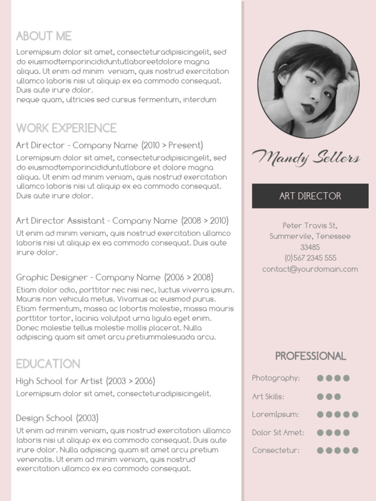 Mandy Sellers - Art Director Resume | PDF