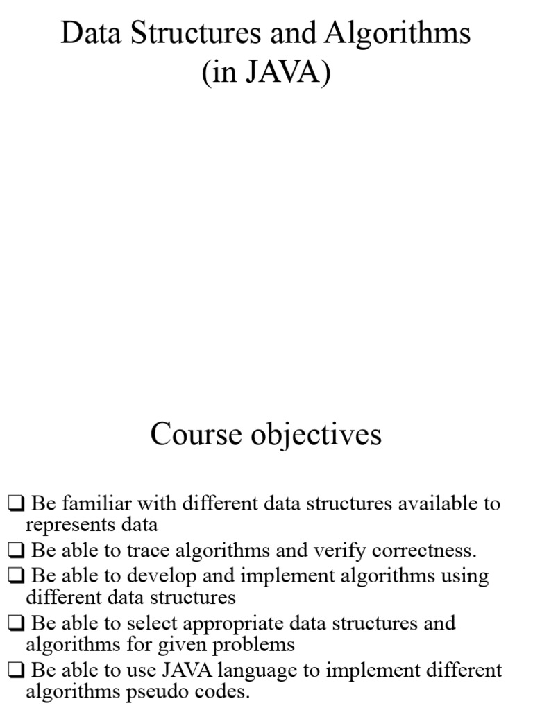 Part1 Overview+and+Review Rasha | PDF | Algorithms | Data Structure