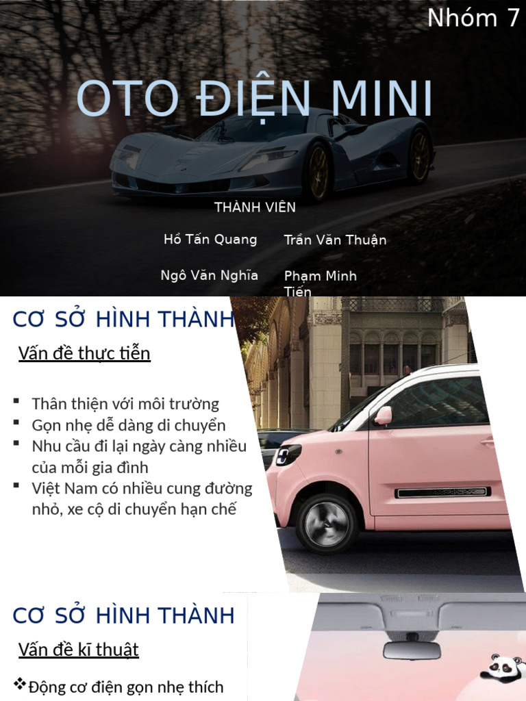 Nhóm 7, Oto Điện Mini | PDF