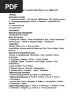 Cbse - Grade 10 Social Science Map Skills | PDF