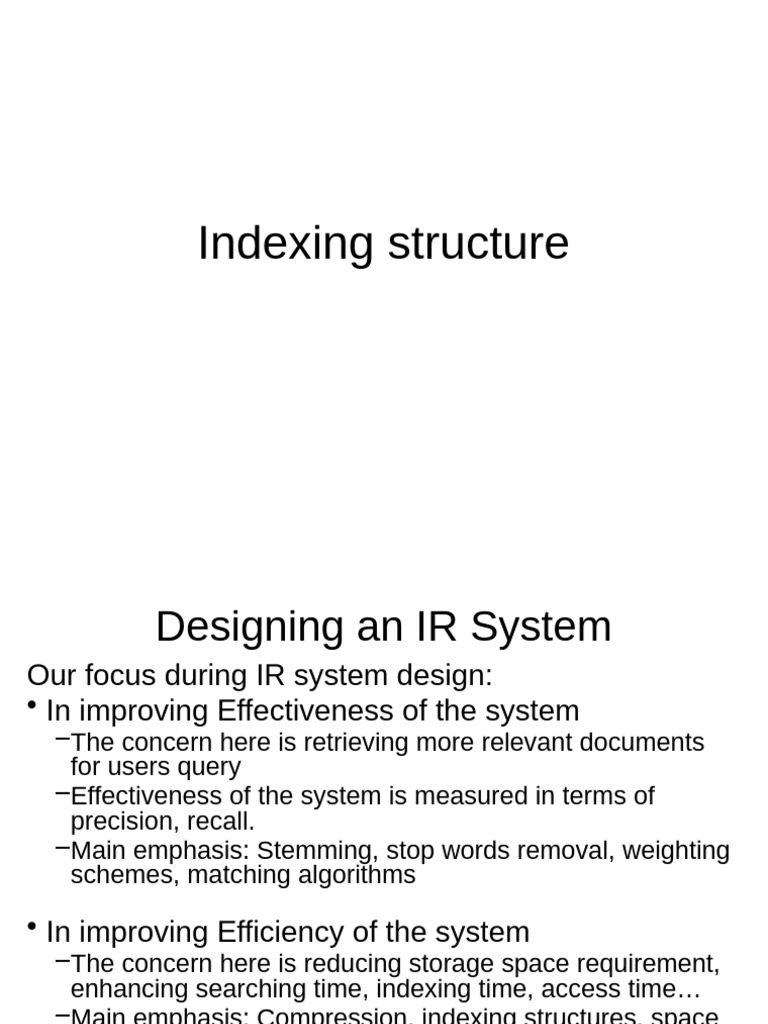 3 Indexing (2) | PDF | Search Engine Indexing | Information Retrieval