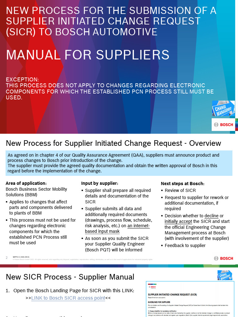 Sicr Process Supplier Manual | PDF | Editing | Computing