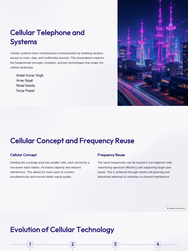 Cellular Telephone and Systems | PDF | Cellular Network | 4 G