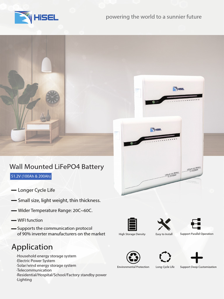 HiSEL Lithium Battery | PDF | Physical Quantities | Electrical Engineering