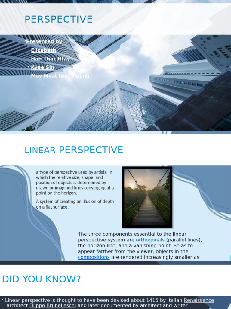 GROUP-C | PDF | Perspective (Graphical) | Color