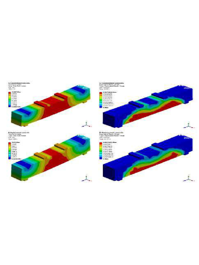 Stress Results in Ansys For A Rectangular RCC BEam | PDF