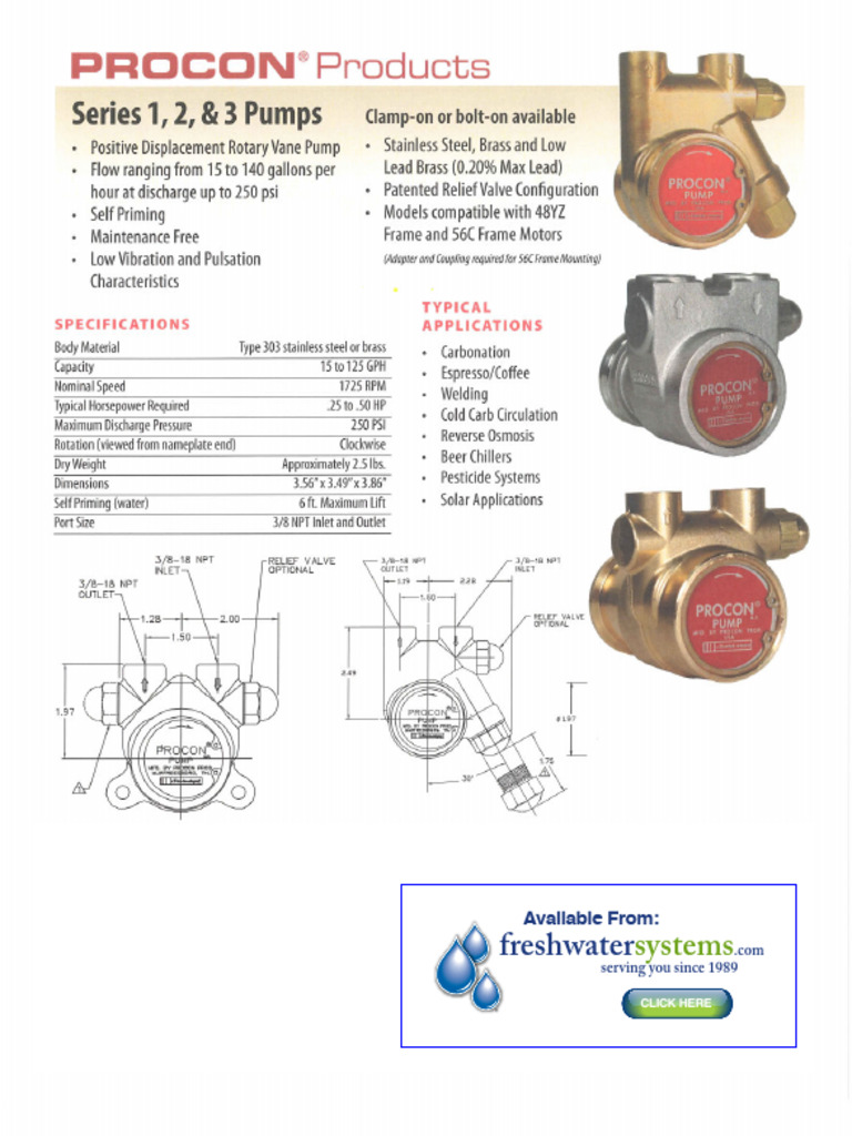 Procon Series 1 2 3 Spec | PDF