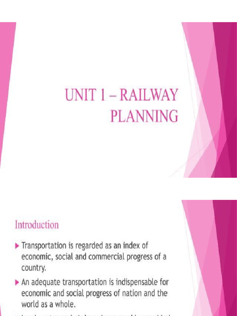 Railway Unit 1 | PDF