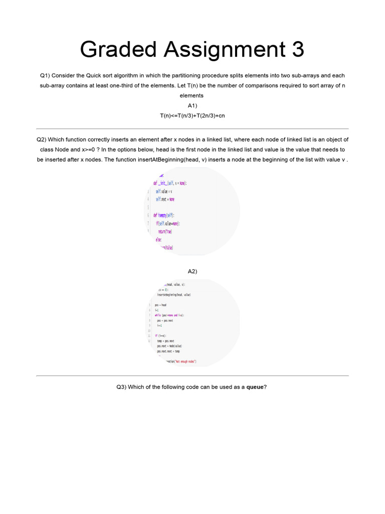 pdsa_ga3 | PDF | Applied Mathematics | Computer Programming