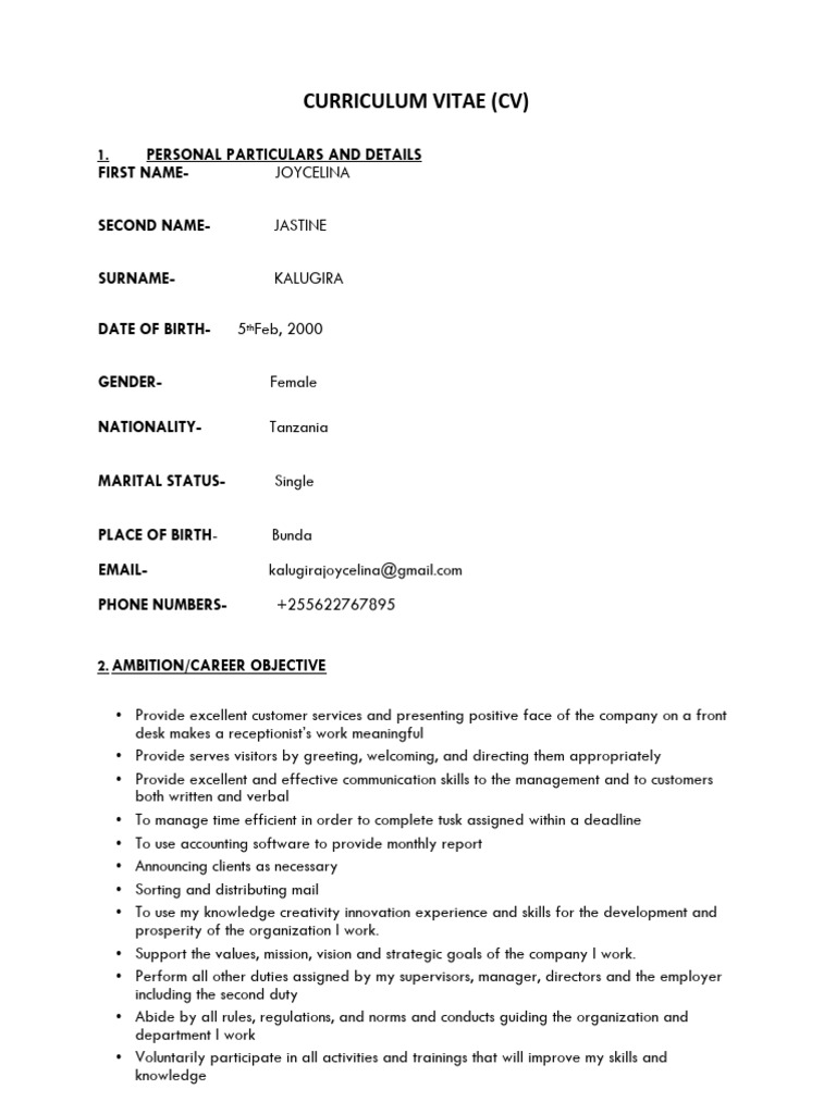 Joycelina Cv | PDF | Knowledge | Cognition