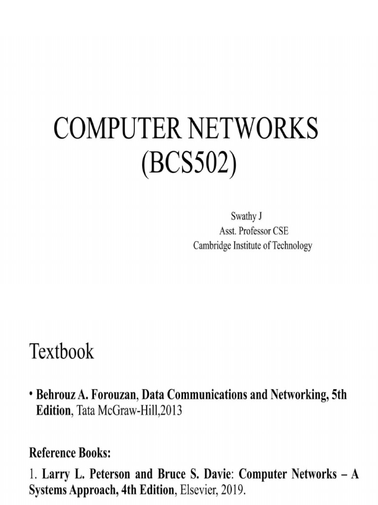 Computer Network I | PDF