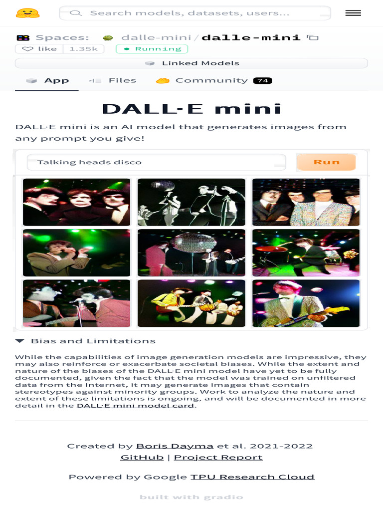 DALL E Mini - A Hugging Face Space by Dalle-Mini | PDF