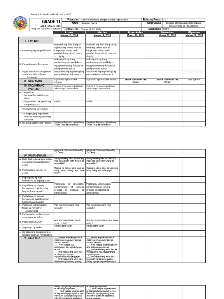 DLL_PAGBASA_Q3_W8 | PDF