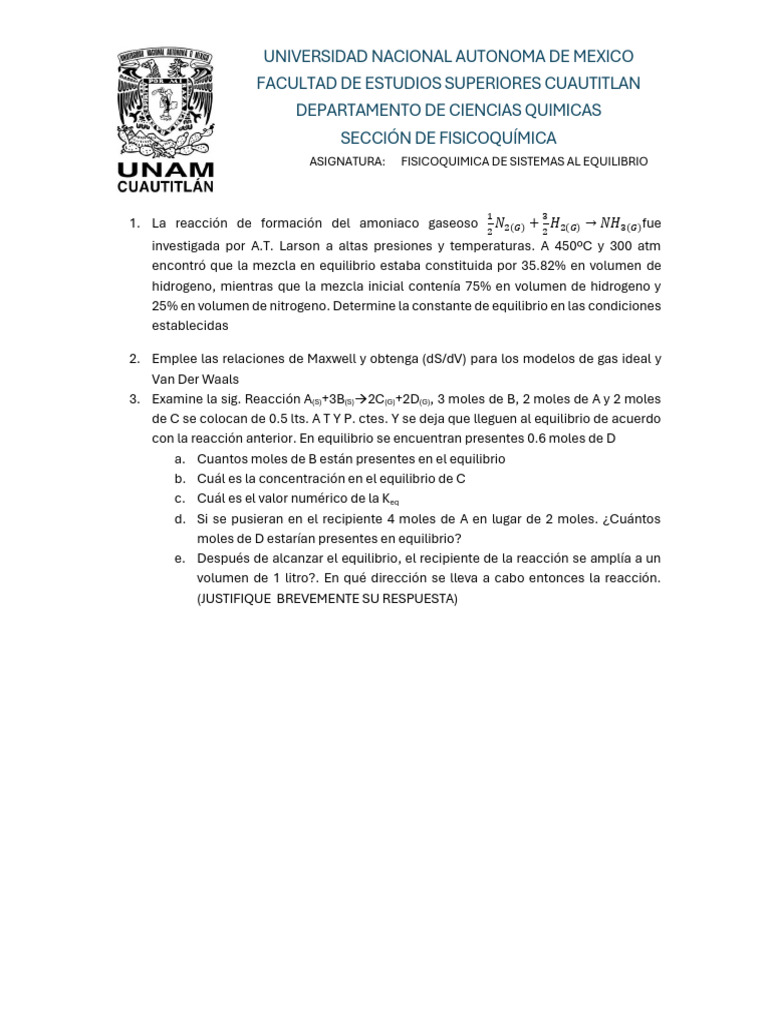 1° Examen Eq - Ef | PDF