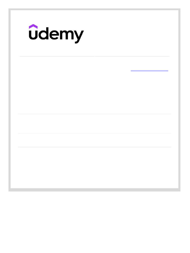 Udemy VMware Invoice | PDF