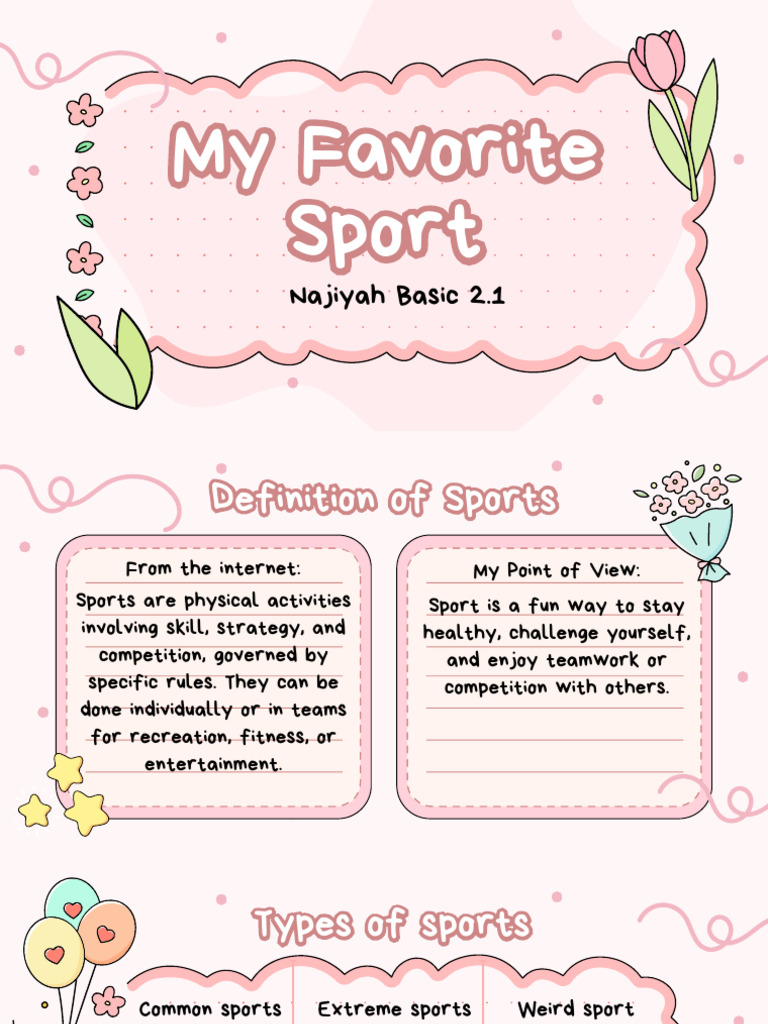 My Favorite Sport: Badminton Explained | PDF