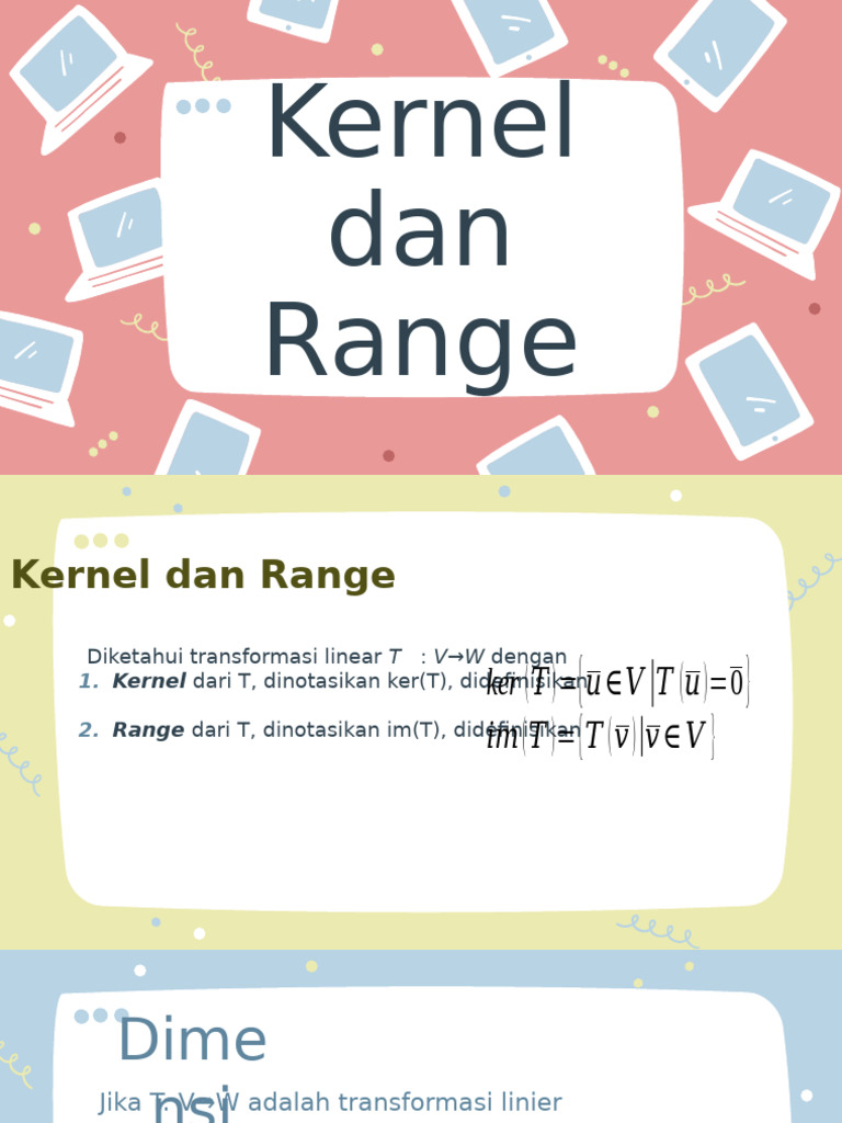 Kernel dan Range | PDF