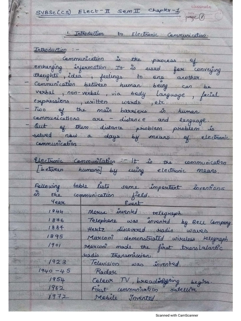 Notes - SYBCS-2021 Sem1 E2 Chapter1 | PDF