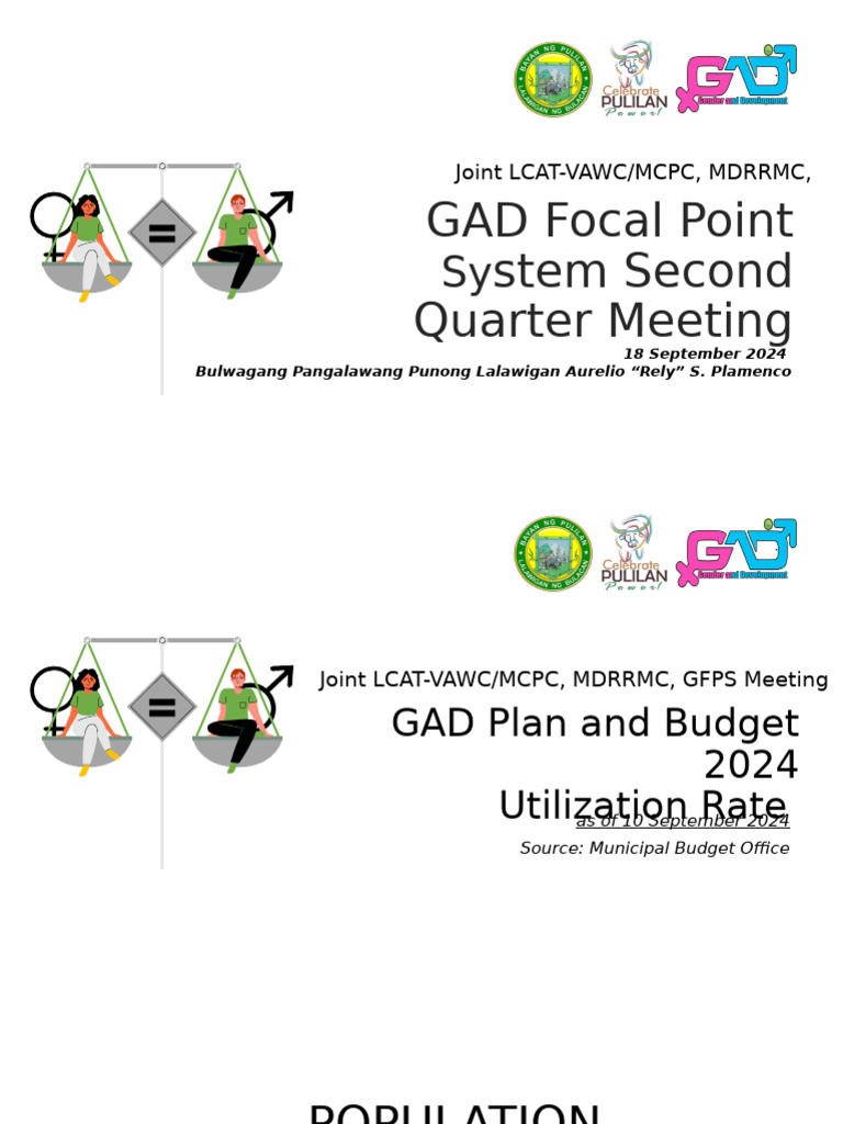 3Q GFPS Presentation 2024 | PDF | Obesity | Budget