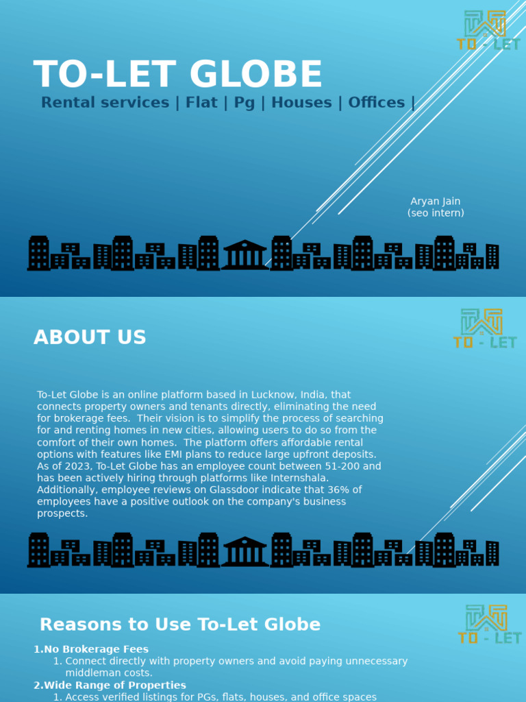 To-Let Globe Presentation | PDF