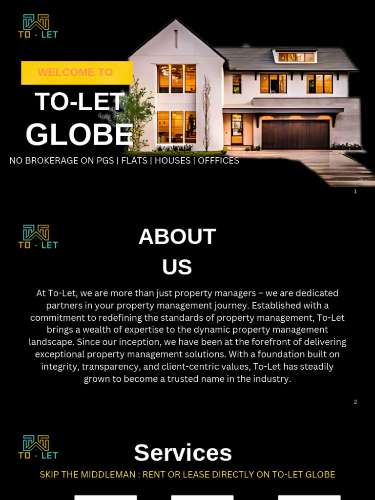 To-Let Globe: Hassle-Free Rentals | PDF