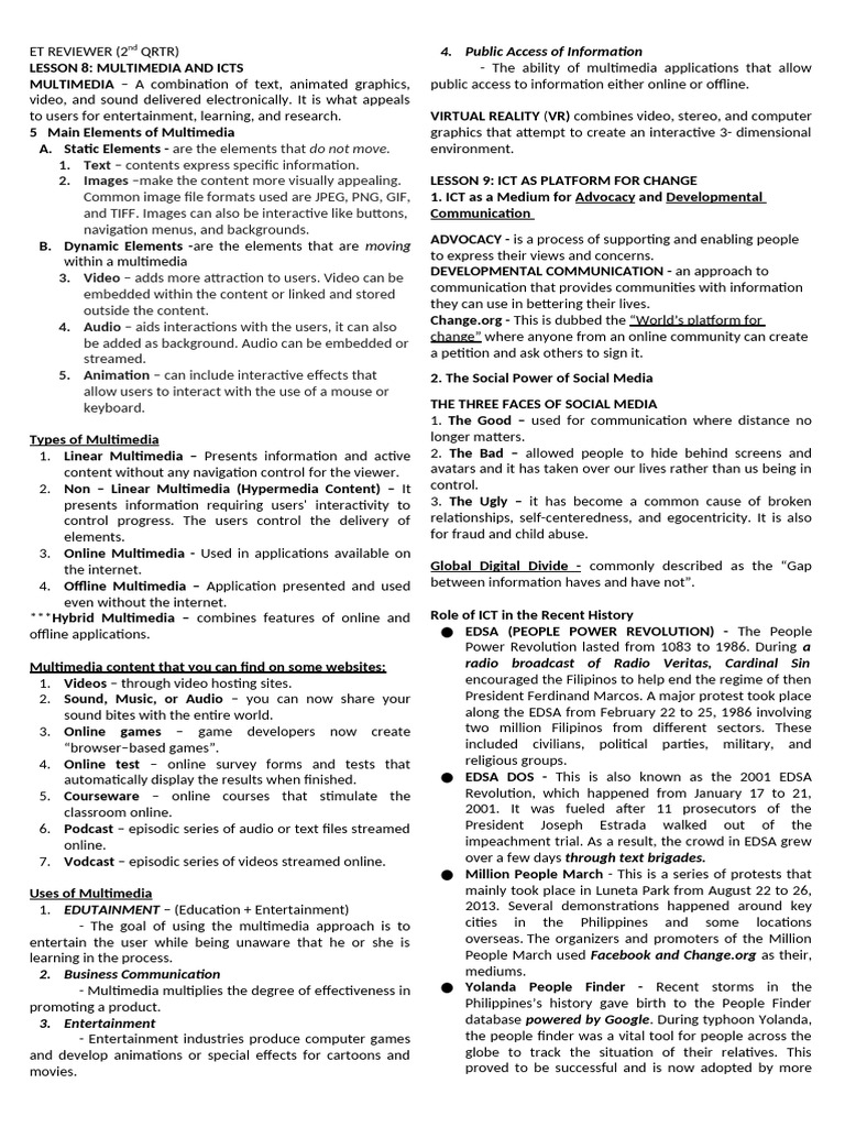 ET-REVIEWER | PDF | Educational Technology | Multimedia