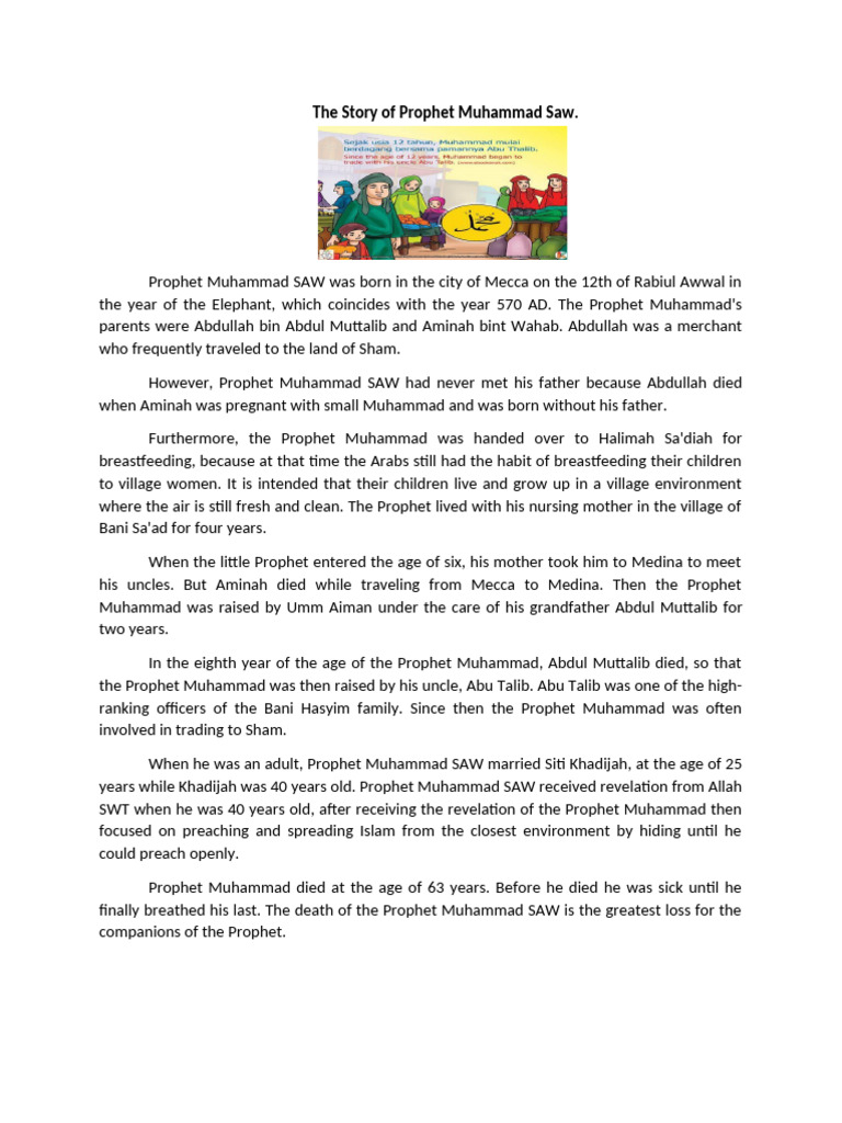 Life and Legacy of Prophet Muhammad SAW | PDF | Muhammad | Abrahamic ...