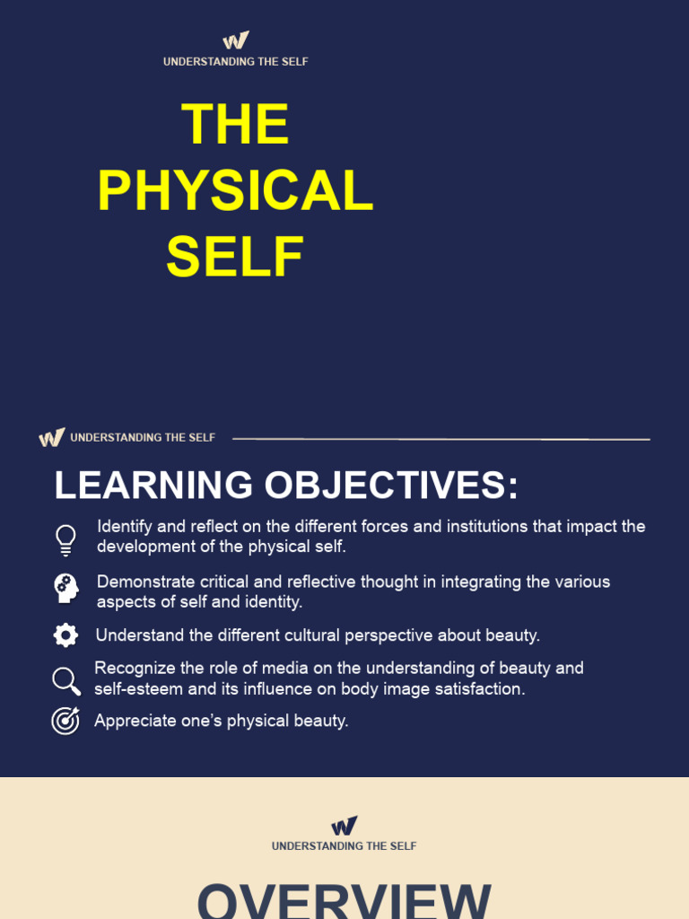 Lesson 4 Physical Self | PDF | Beauty | Body Image