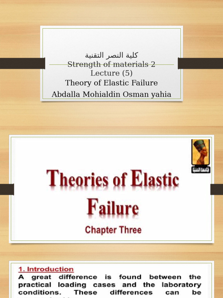 Lecture 5 Theory of Elastic Failure | PDF