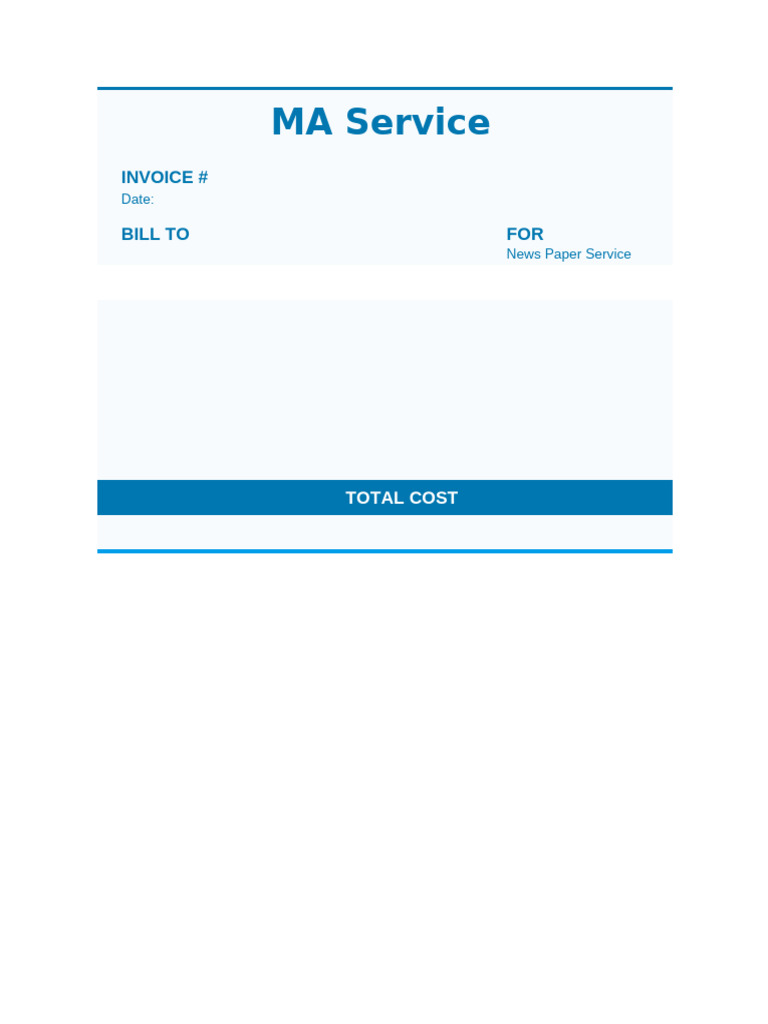 Basic Business Invoice Pdf