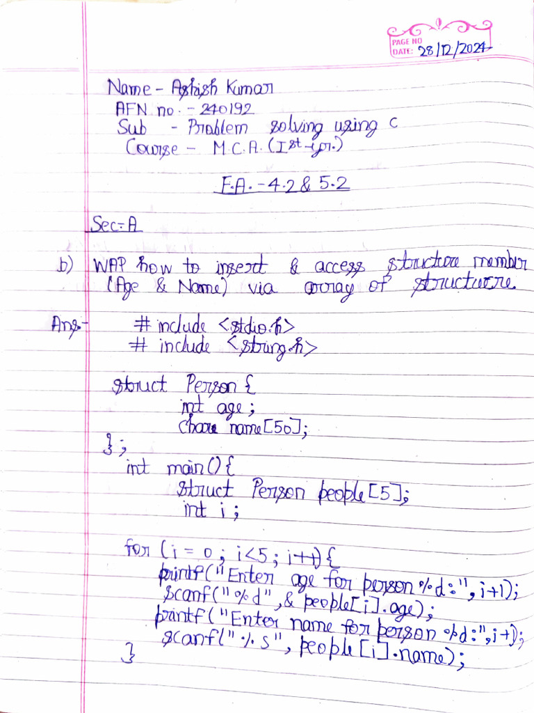 C Programming Code Snippets Guide | PDF
