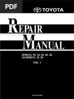 Toyota Electric Forklift 8FBCU20 32 - 8FBCHU25 Repair Manual | PDF ...