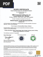 Transaction Certificate 300725 099091 | PDF | Textiles