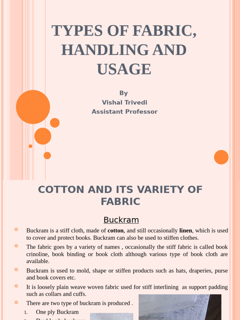 Fabric Variety and Types | PDF | Textiles | Yarn