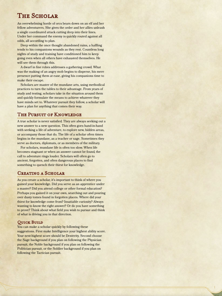 The Scholar | PDF