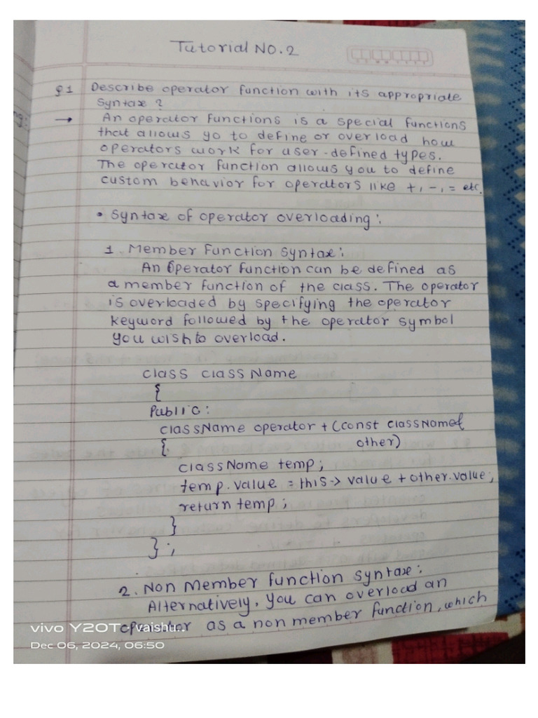 Tutorial 2,3,4 OOP | PDF