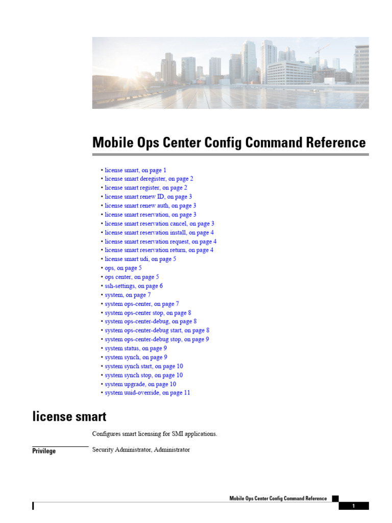 M Mobile Ops Center Command Reference | PDF | Computer Programming | Computer Engineering