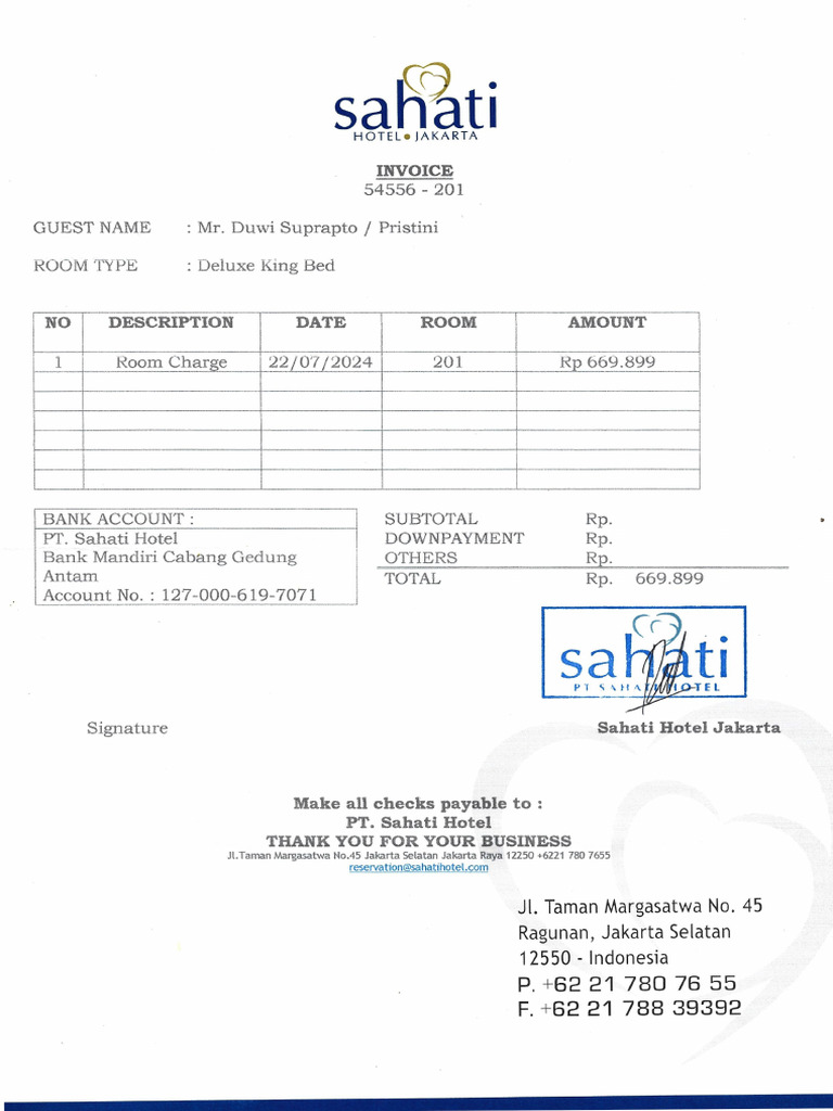 Sahati Hotel | PDF