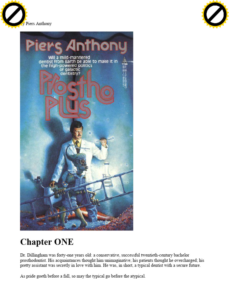 Piers Anthony - Prostho Plus (1971) | PDF | Mouth | Dentistry Branches