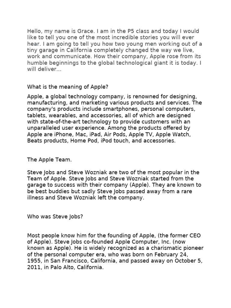 The Rise of Apple: Jobs and Wozniak's Legacy | PDF | I Phone | Apple Inc.