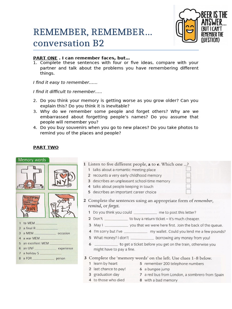 remember, remember | PDF | Behavioural Sciences | Psychological Concepts