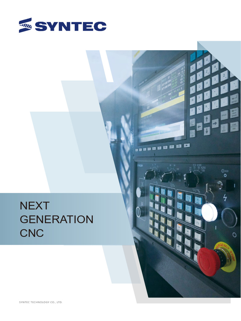 Syntec Next Generation CNC | PDF | Numerical Control | Machining