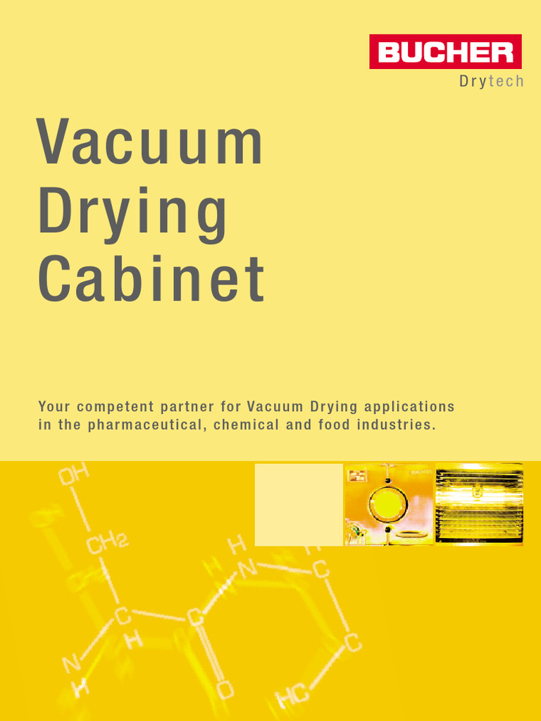 Vacuum Drying Cabinet Bucher E-5 | PDF | Liquids | Vacuum