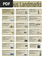 150 Famous World Landmarks List | PDF | Tourist Attractions | Buildings ...