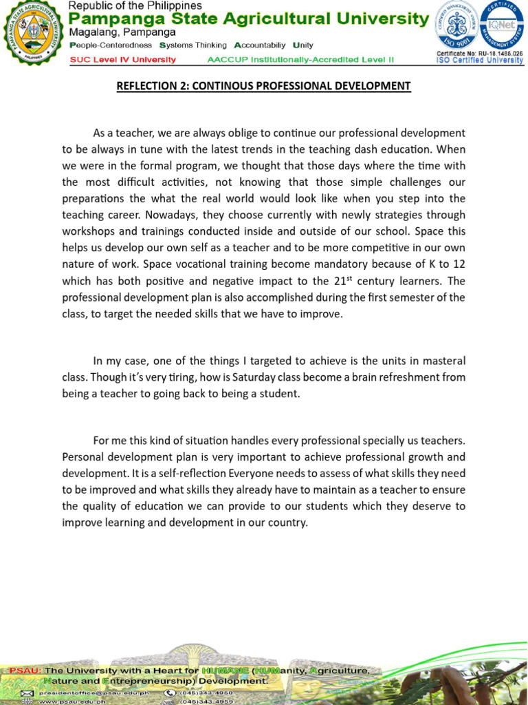 Manio, Catherine Kate F. Module 2-Reflection | PDF