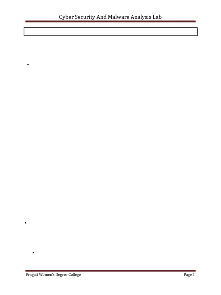 cybersecurity lab | PDF | Computer Network | Router (Computing)