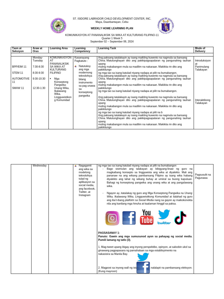 KomPan-Q1-Week 5 | PDF