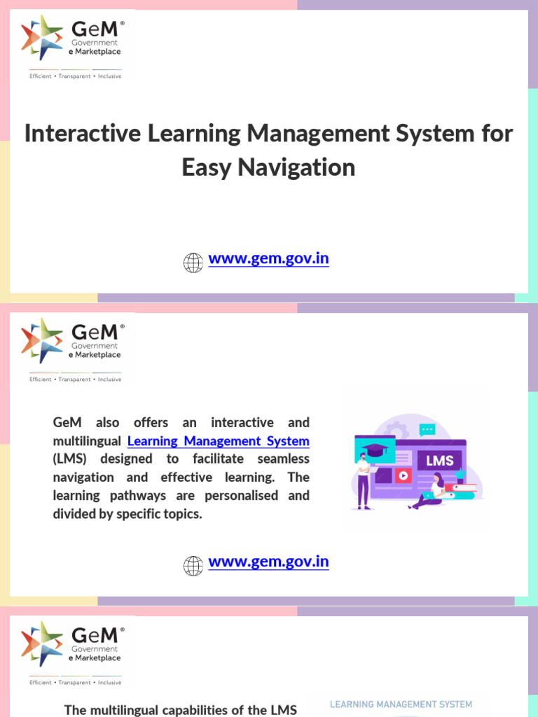 Interactive Learning Management System For Easy Navigation | PDF