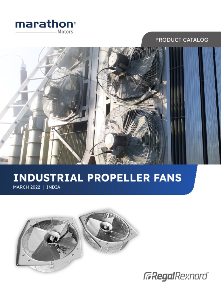 Industrial Propeller Fan Marathon | PDF | Mains Electricity ...